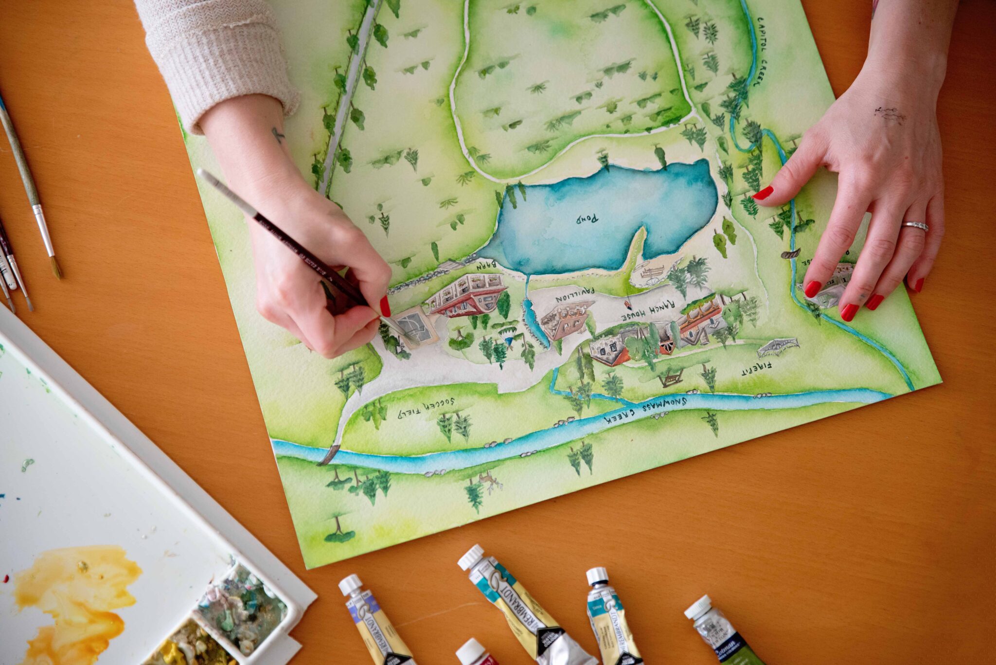 Watercolor Property Maps