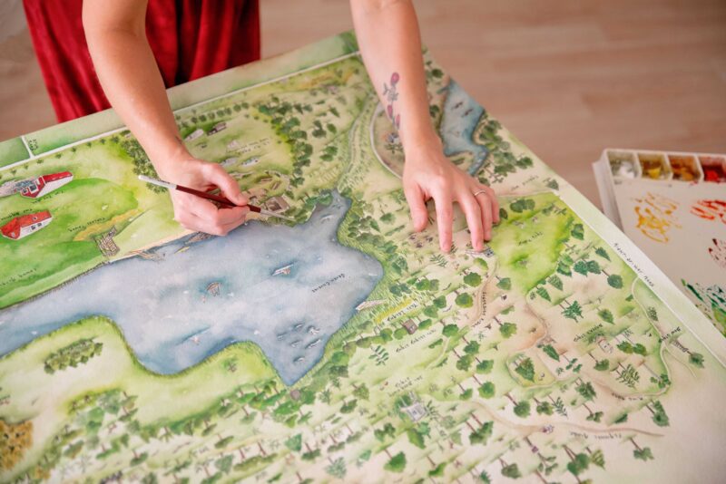 Watercolor Property Maps