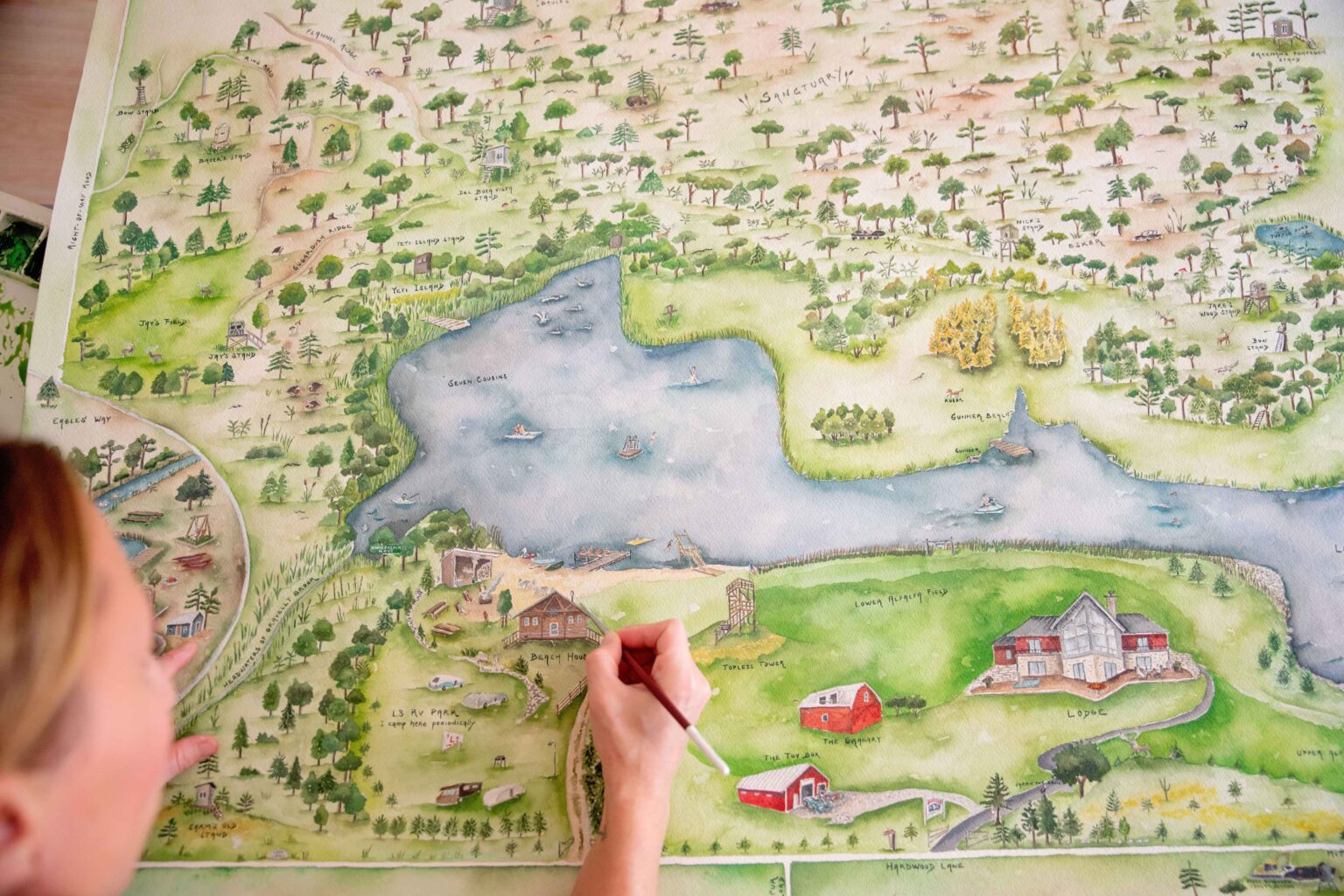 Watercolor Property Maps